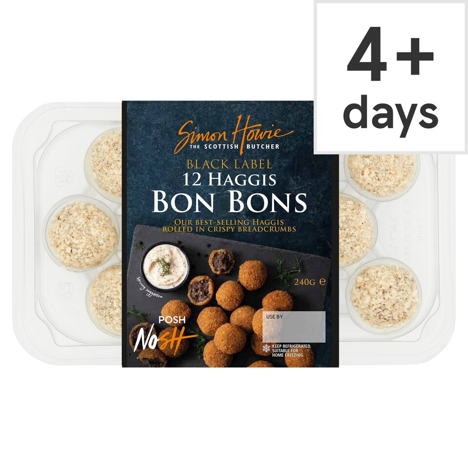 Simon Howie Premium 12 Haggis Bon Bons 240G - Tesco Groceries