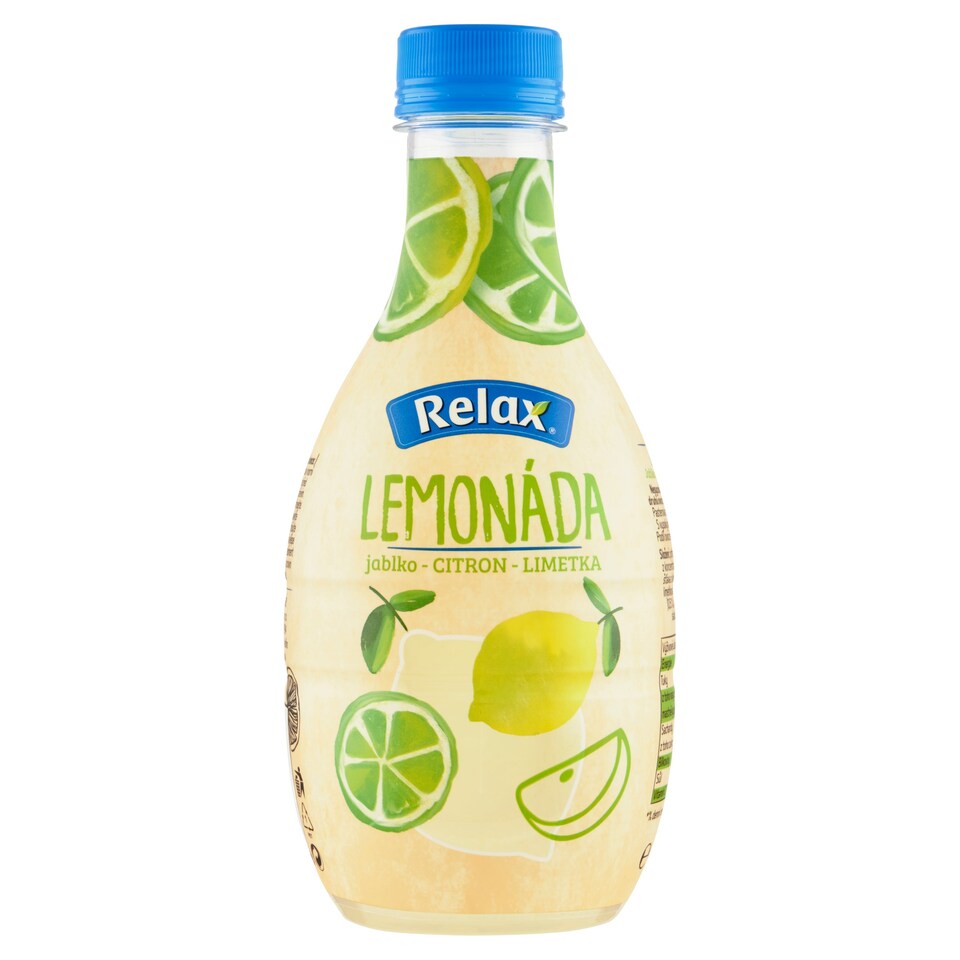 Relax Lemonáda jablko citron limetka 400ml - Tesco Groceries