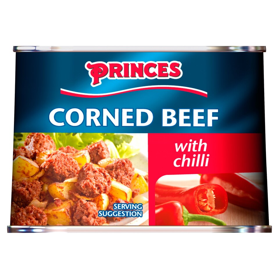 PRINCES CORNED BEEF WITH CHILLI 200G - Tesco Groceries