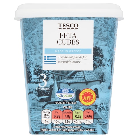 Tesco Feta Cubes 410G - Tesco Groceries