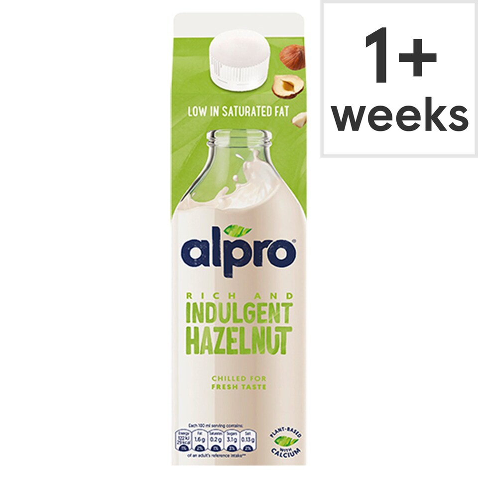 Alpro Hazelnut Chilled Dairy Free Drink 1L - Tesco Groceries