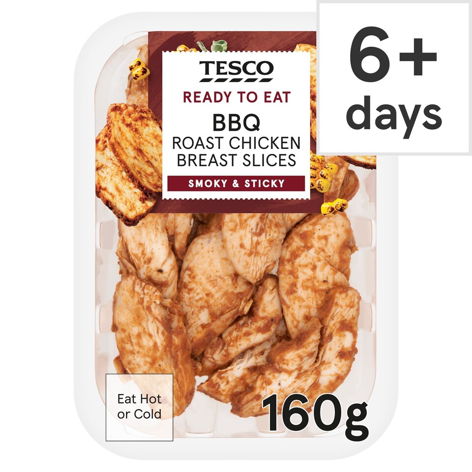 Tesco BBQ Roast Chicken Slices 160g - Tesco Groceries