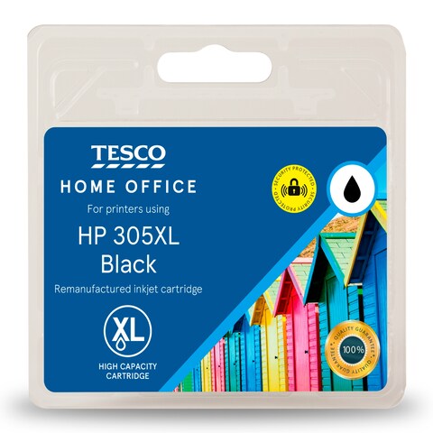 Tesco HP305XL Remanufactured Black Printer Ink Cartridge - Tesco Groceries