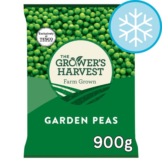Grower's Harvest Garden Peas 900G - Tesco Groceries
