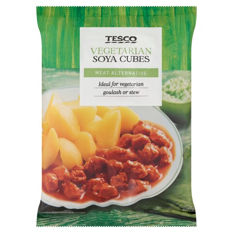 Tesco Vegetarian Soya Cubes 100 g - Tesco Groceries