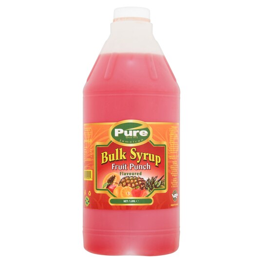 Pure Bulk Fruit Punch Syrup 1.9 Litres - Tesco Groceries