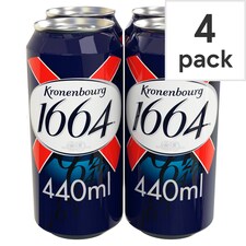 Kronenbourg 1664 Lager 4 X 440Ml - Tesco Groceries