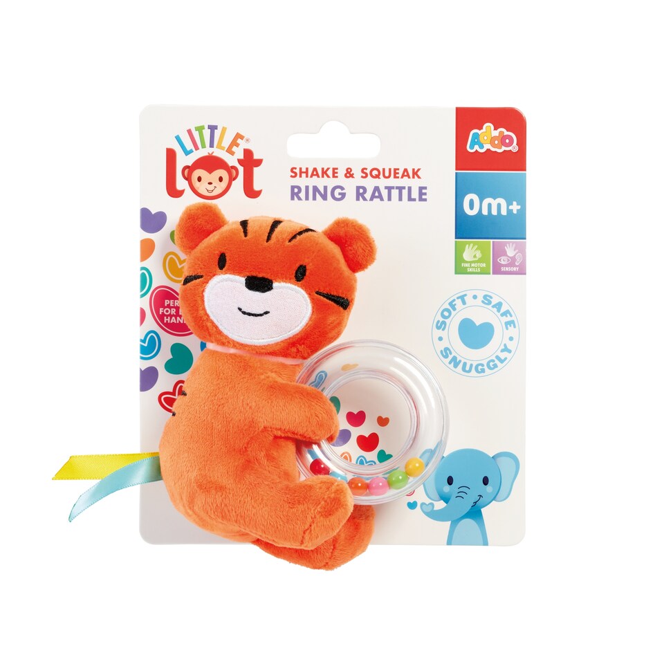 Addo Little Lot Shake & Squeak Ring Rattle - Tesco Groceries