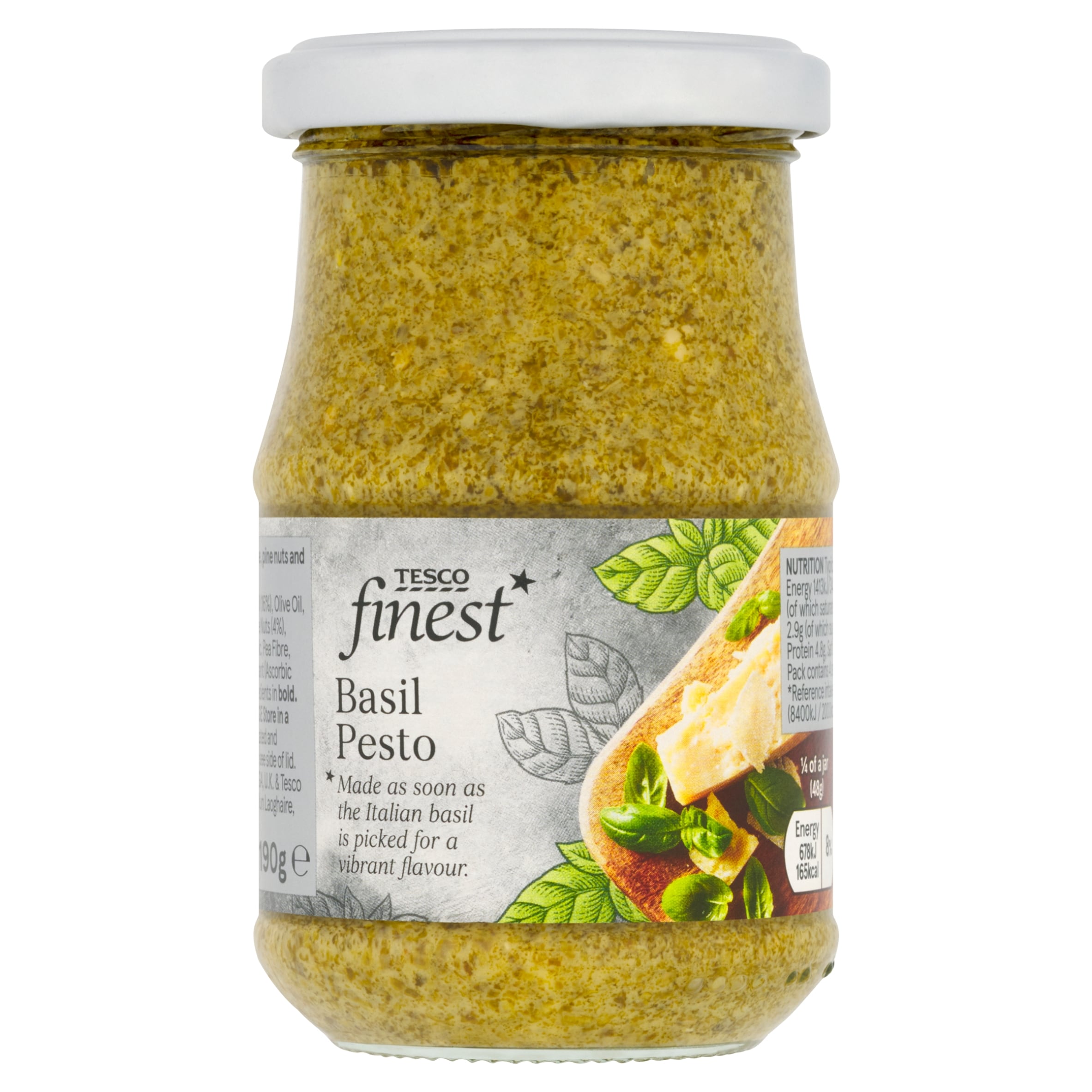 Tesco Finest Bazalkové pesto 190 g - Tesco Groceries