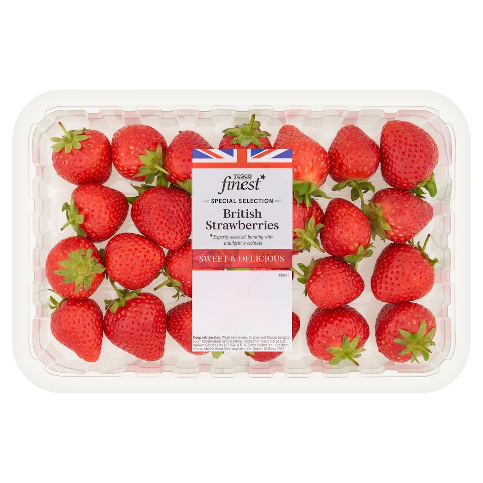 Tesco Finest Strawberries 600G - Tesco Groceries