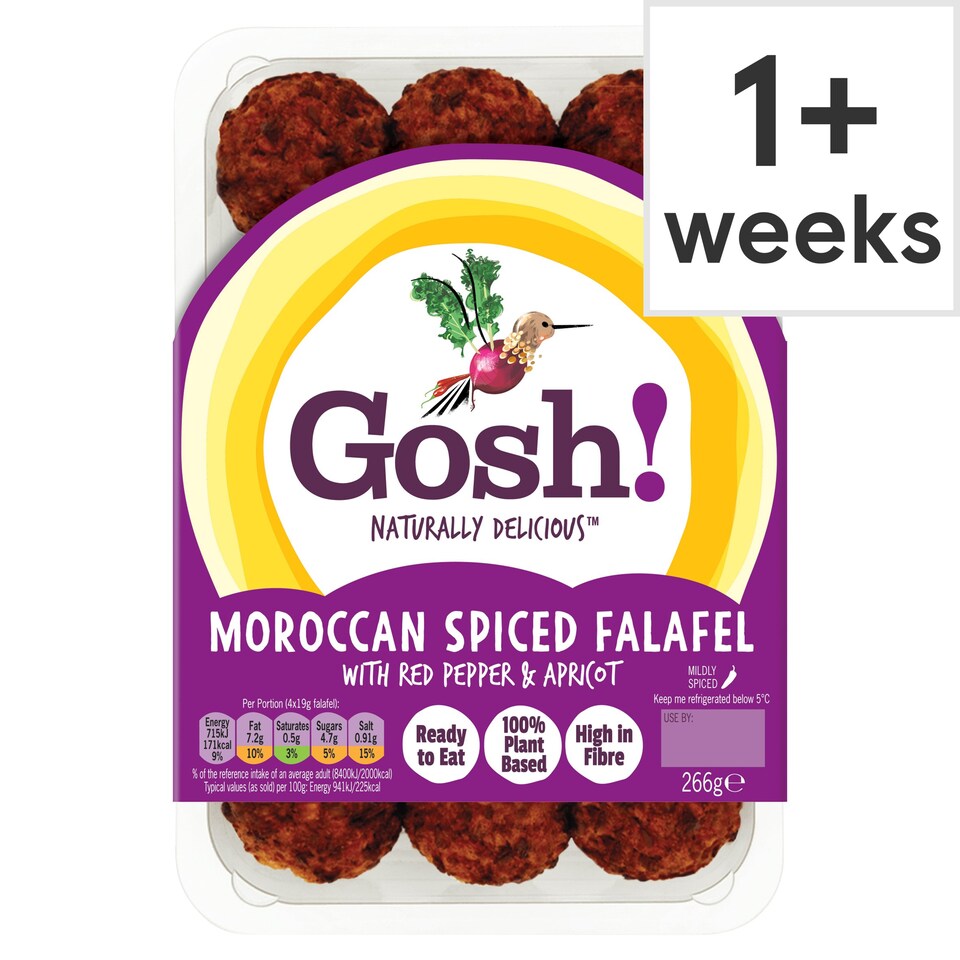 Gosh! Aromatic Moroccan Falafel 266G - Tesco Groceries