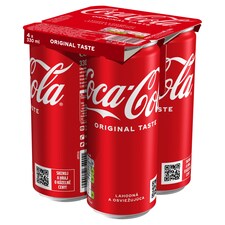 Coca-Cola 4 x 330 ml - Tesco Groceries