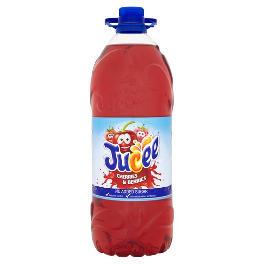 Jucee Cherries & Berries N/A/S Squash 3L - Tesco Groceries