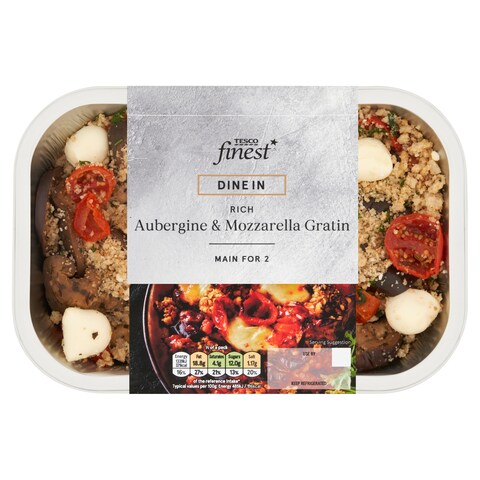 Tesco Finest Dine in Roasted Mozzarella & Aubergine 600g - Tesco Groceries