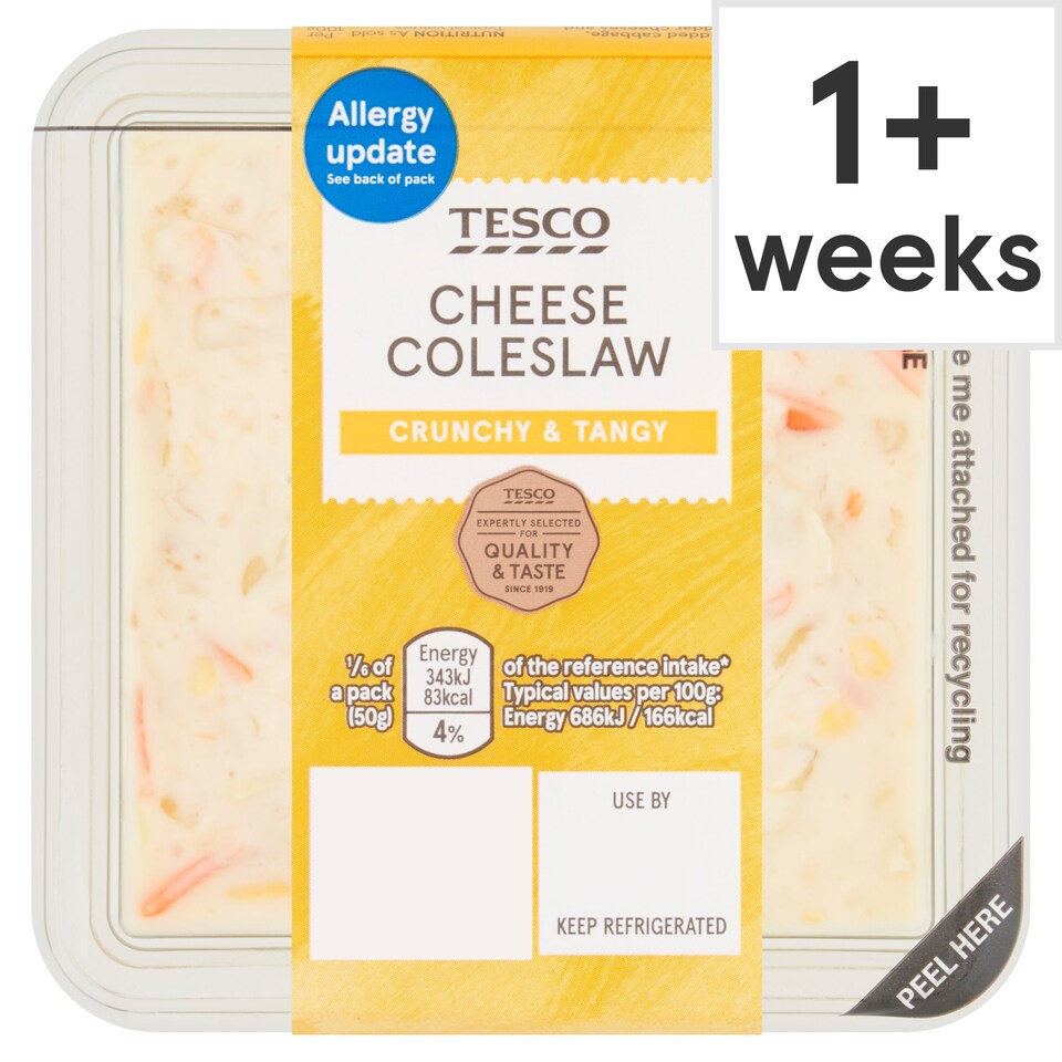 Tesco Cheese Coleslaw 300g - Tesco Groceries