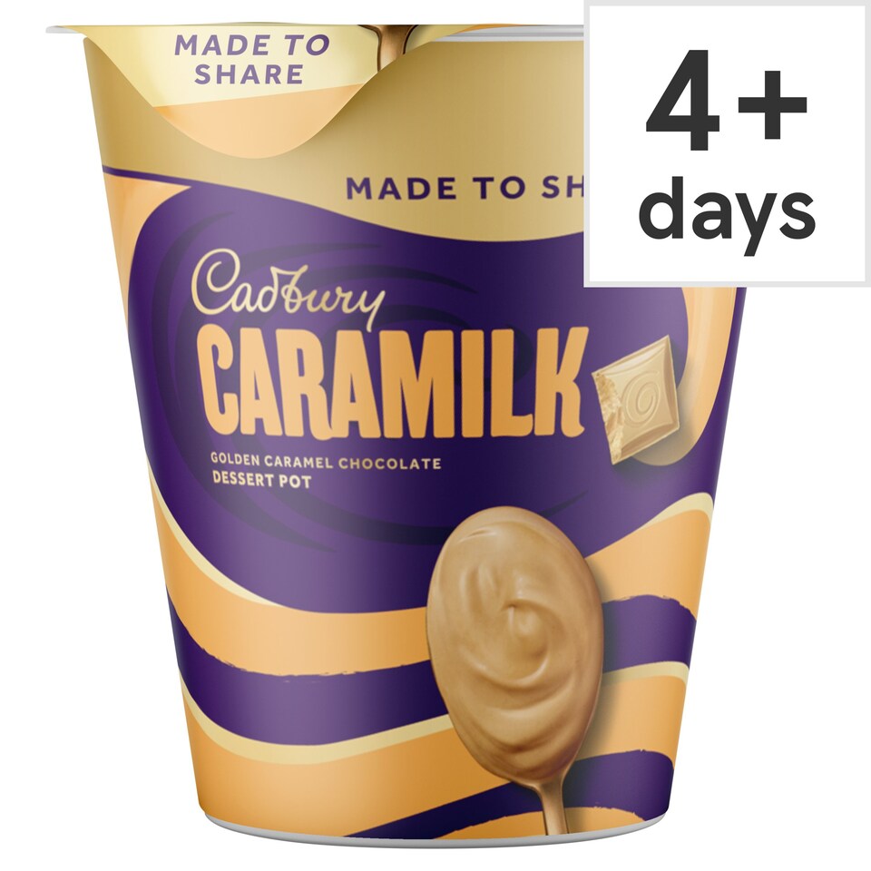 Cadbury Caramilk Golden Caramel Chocolate Dessert Pot 350g - Tesco ...