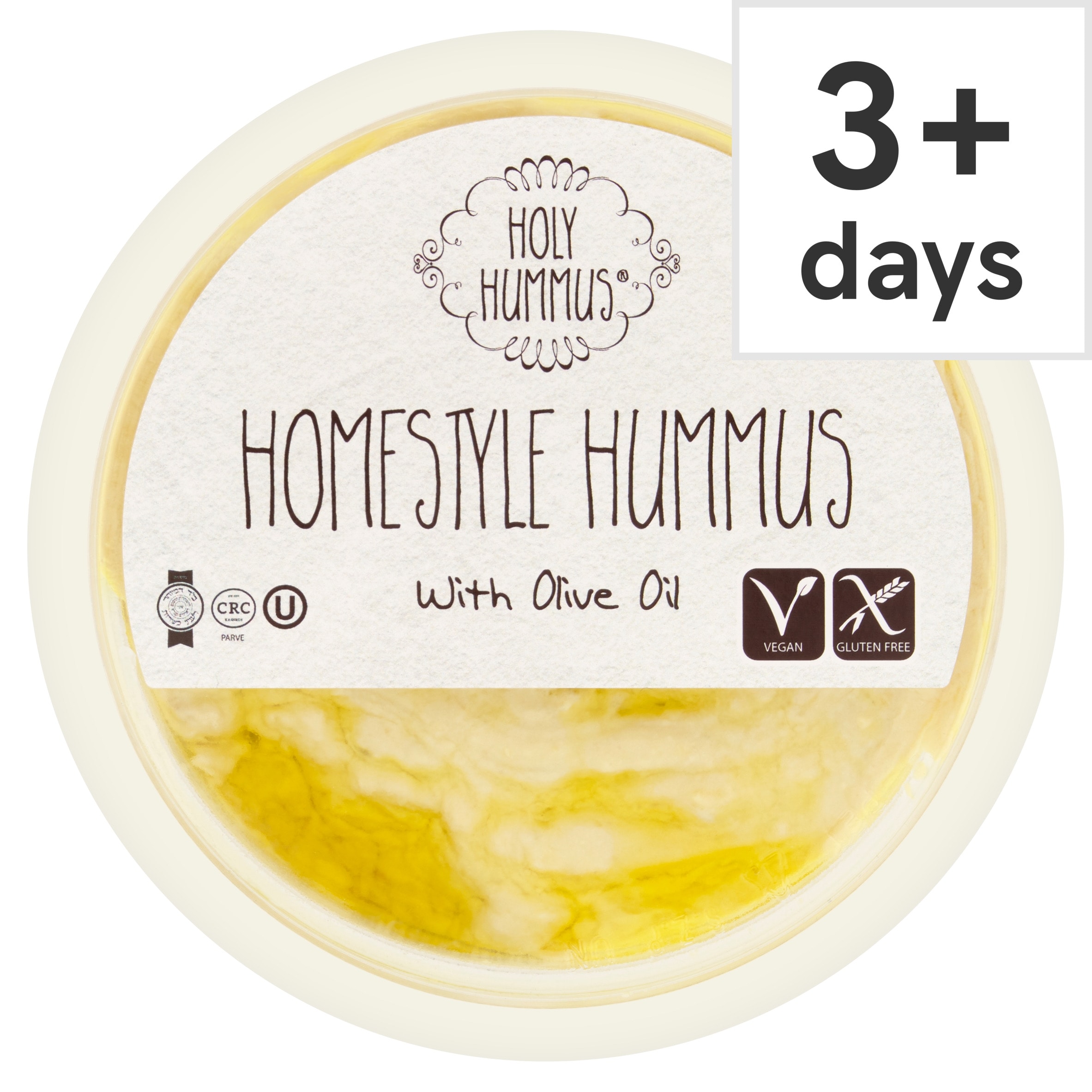 Holy Hummus Homestyle Hummus with Olive Oil 170g - Tesco Groceries