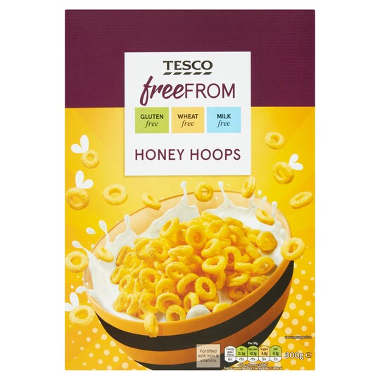 Tesco Free From Honey Hoops 300G - Tesco Groceries
