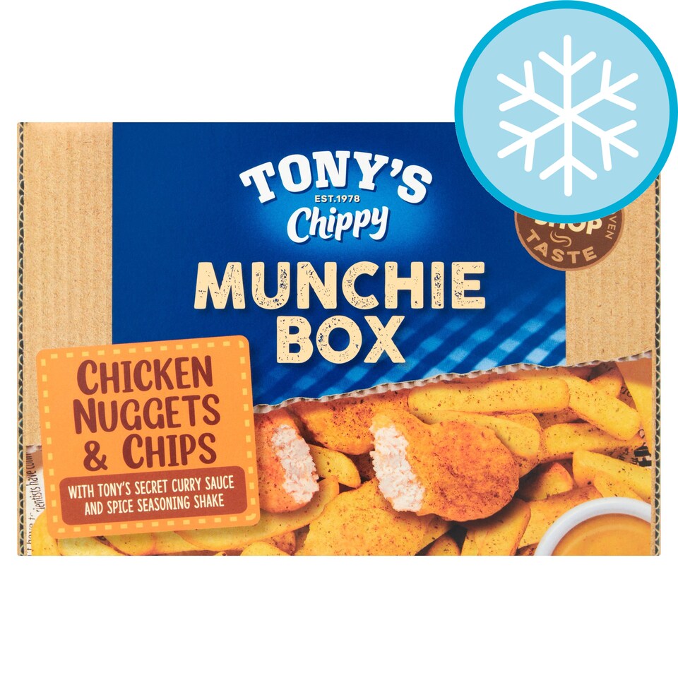 Tony's Chippy Munchie Box Chkn&Chips 430G - Tesco Groceries