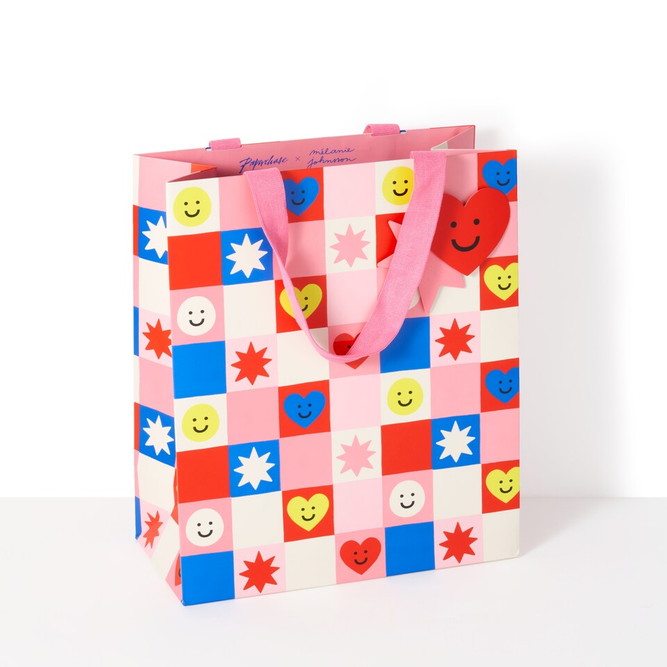 Paperchase x Mélanie Johnsson Valentines Large Gift Bag - Tesco Groceries