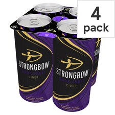 Strongbow Dark Fruit Cider 4X440ml Can - Tesco Groceries
