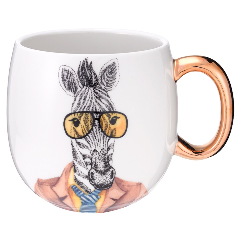 Tesco Zebra Mug - Tesco Groceries