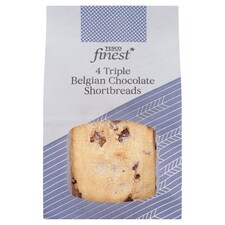 Tesco Finest 4 Triple Belgian Chocolate Shortbread - Tesco Groceries