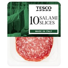 Tesco 10 Salami Slices 100G - Tesco Groceries