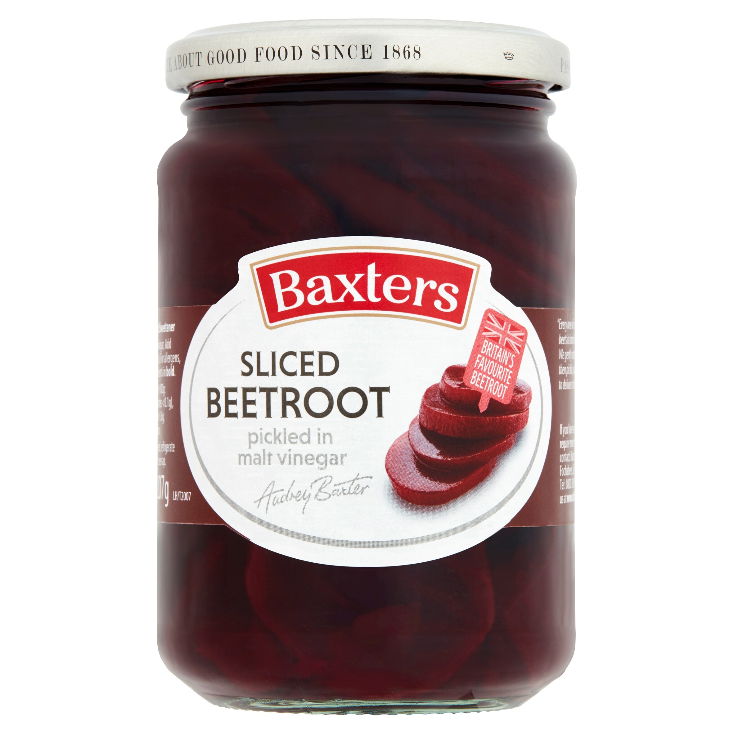 Baxters Sliced Beetroot 340G - Tesco Groceries