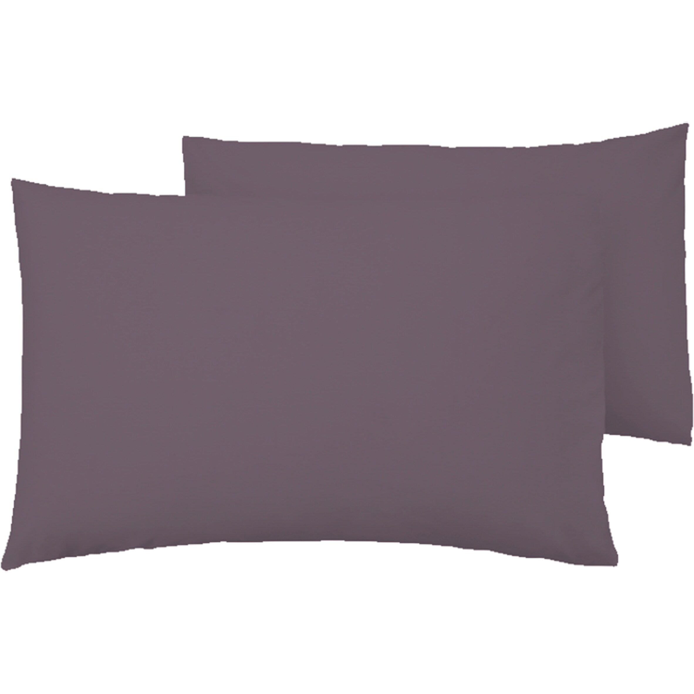 F&F Home Bedding 100% Cotton Grey Pillow Case Pair - Tesco Groceries