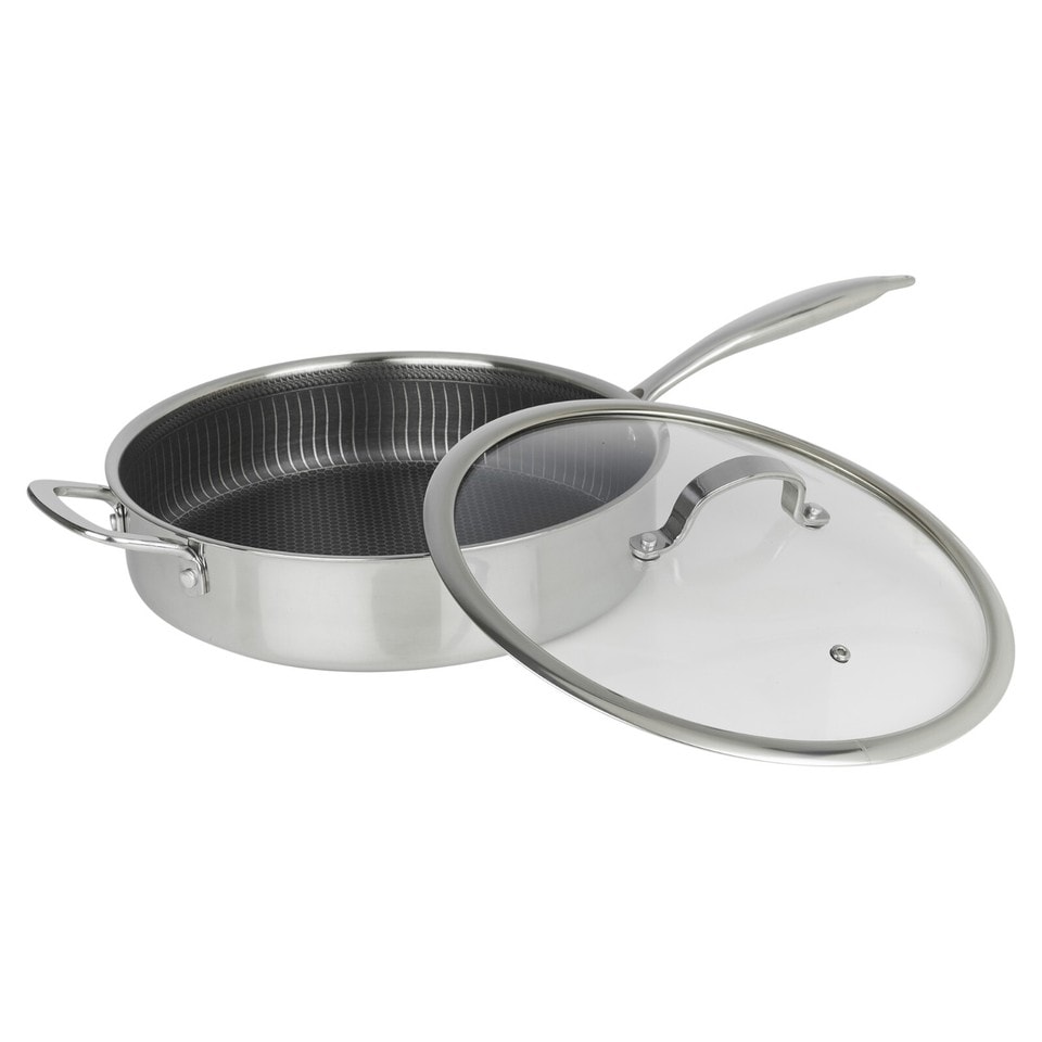 Hextec Non Stick Stainless Steel Aluminium Induction Cookware Tempered ...