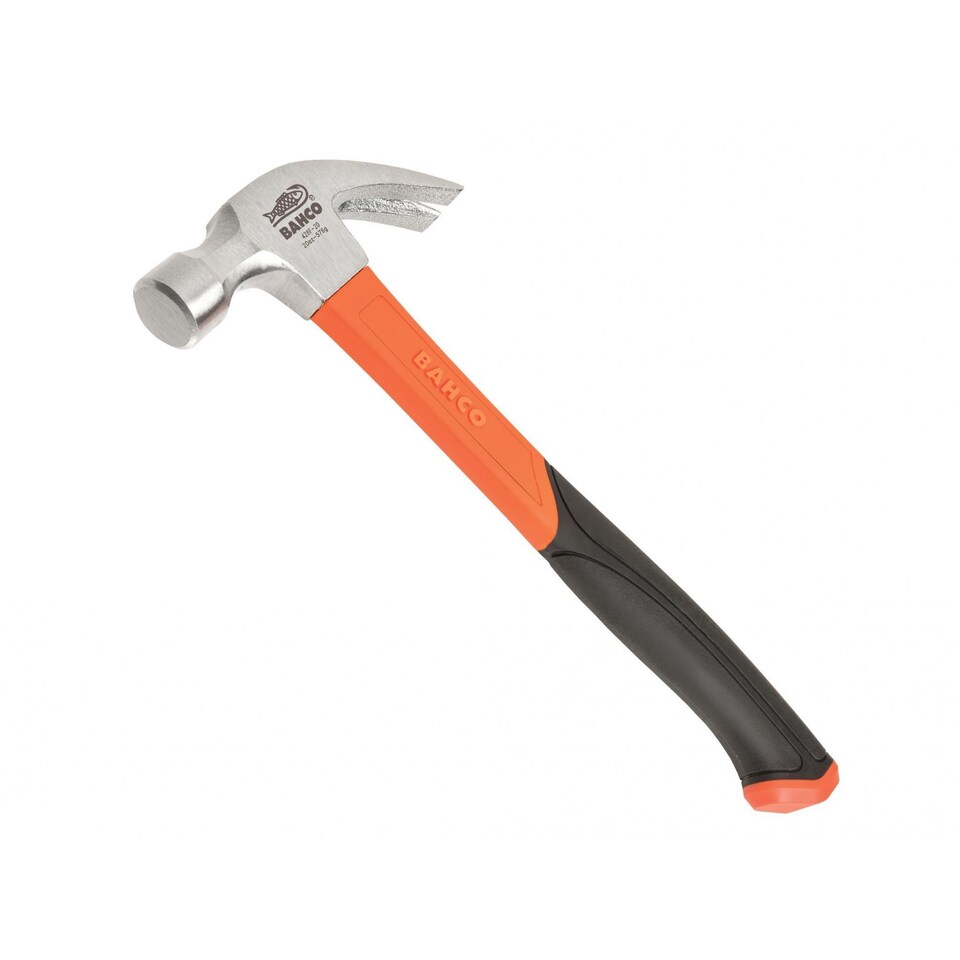 Bahco 428 Curved Claw Hammer | Multi | Multi Colour | 570g (20oz) | 1 ...