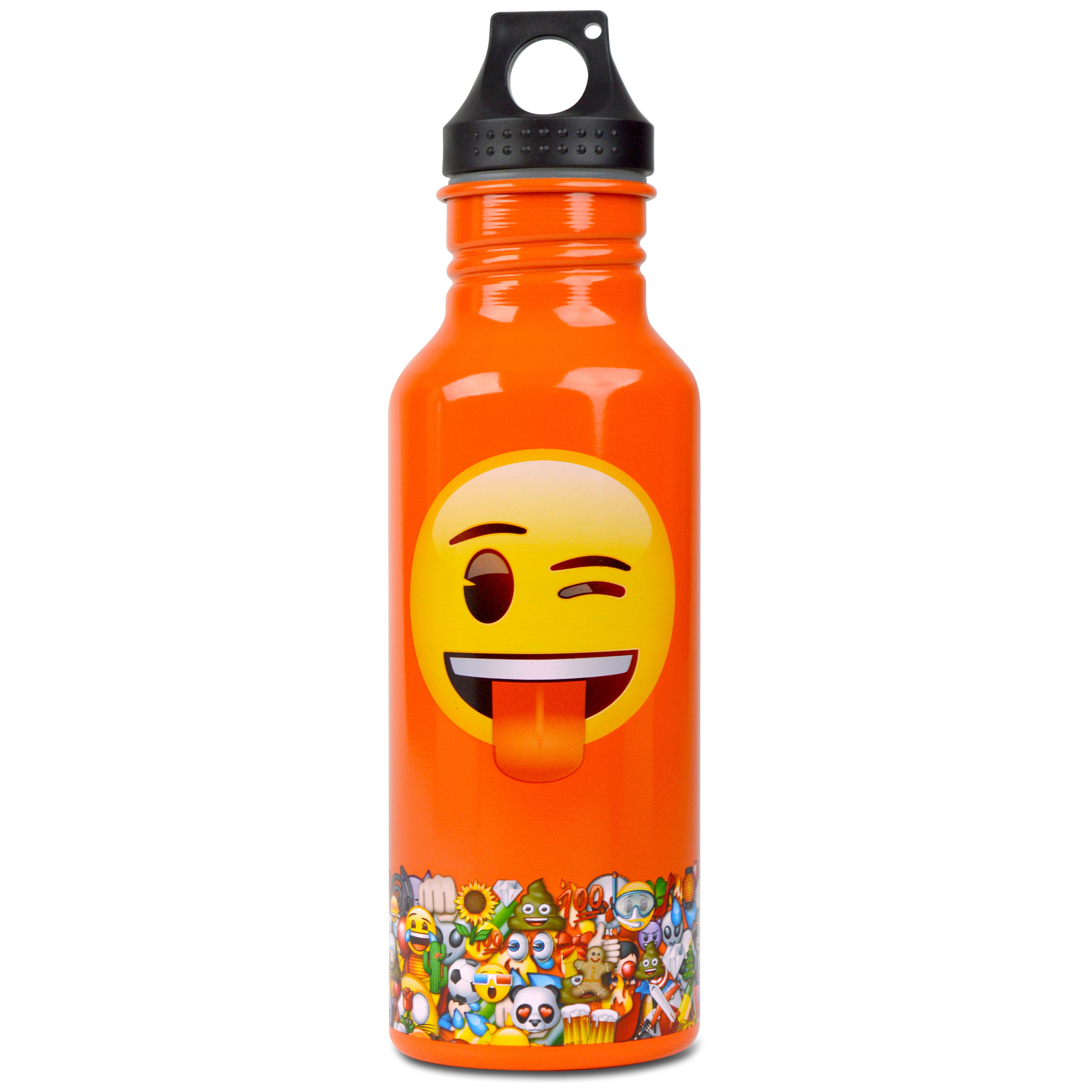 Emoji 500ml Water Bottle - Orange - Tesco Groceries