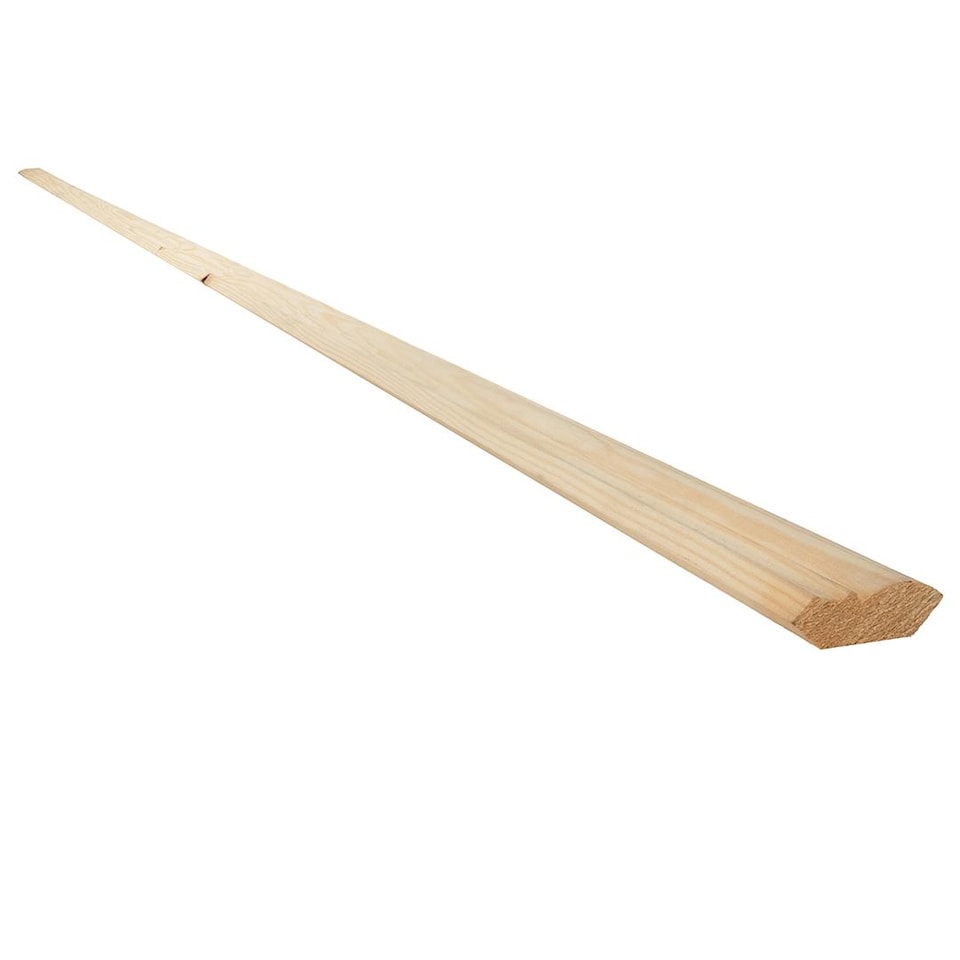 Snowdon Timber Pine Crown Moulding (T) 12mm (W) 34mm (L) 2400mm - Pack ...