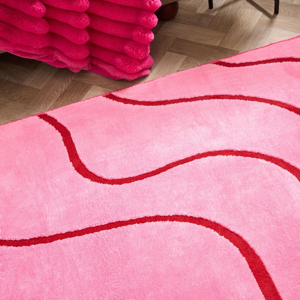 OHS Tufted Contour Rug Soft Floor Carpet Non Slip Area Mat - 120 x ...