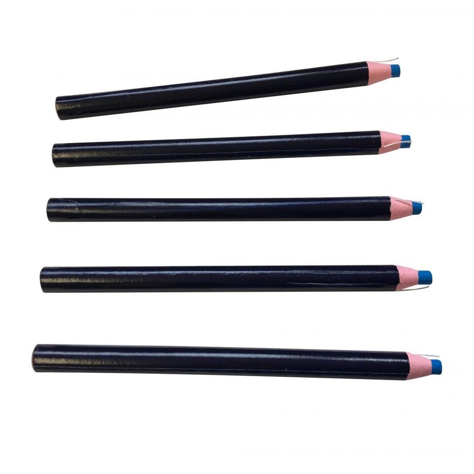 Pack of 12 Blue Chinagraph Pencils by Janrax - Peel Off China Markers ...