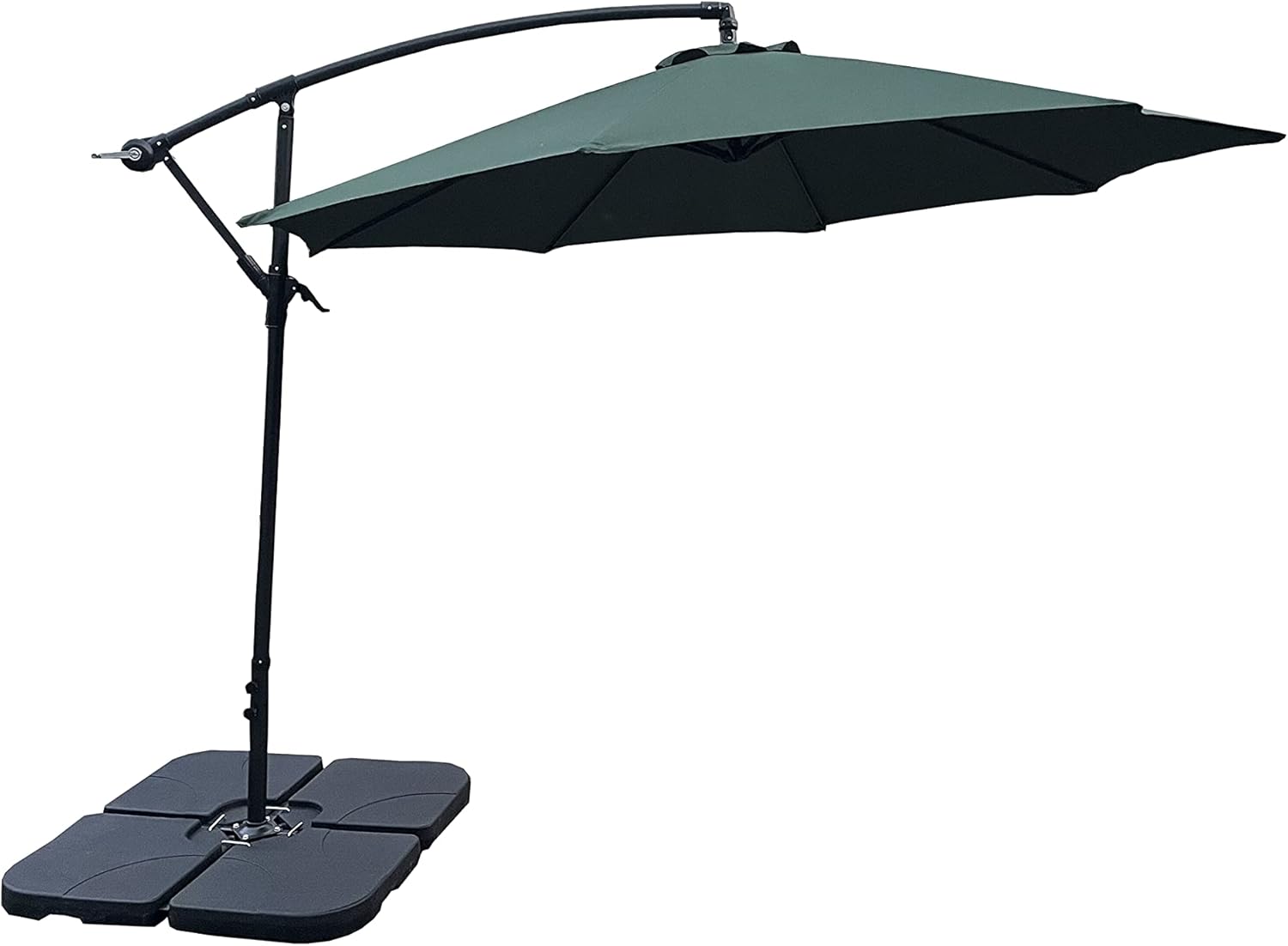 Green parasol round umbrella 195x30x14.5CM - Tesco Groceries