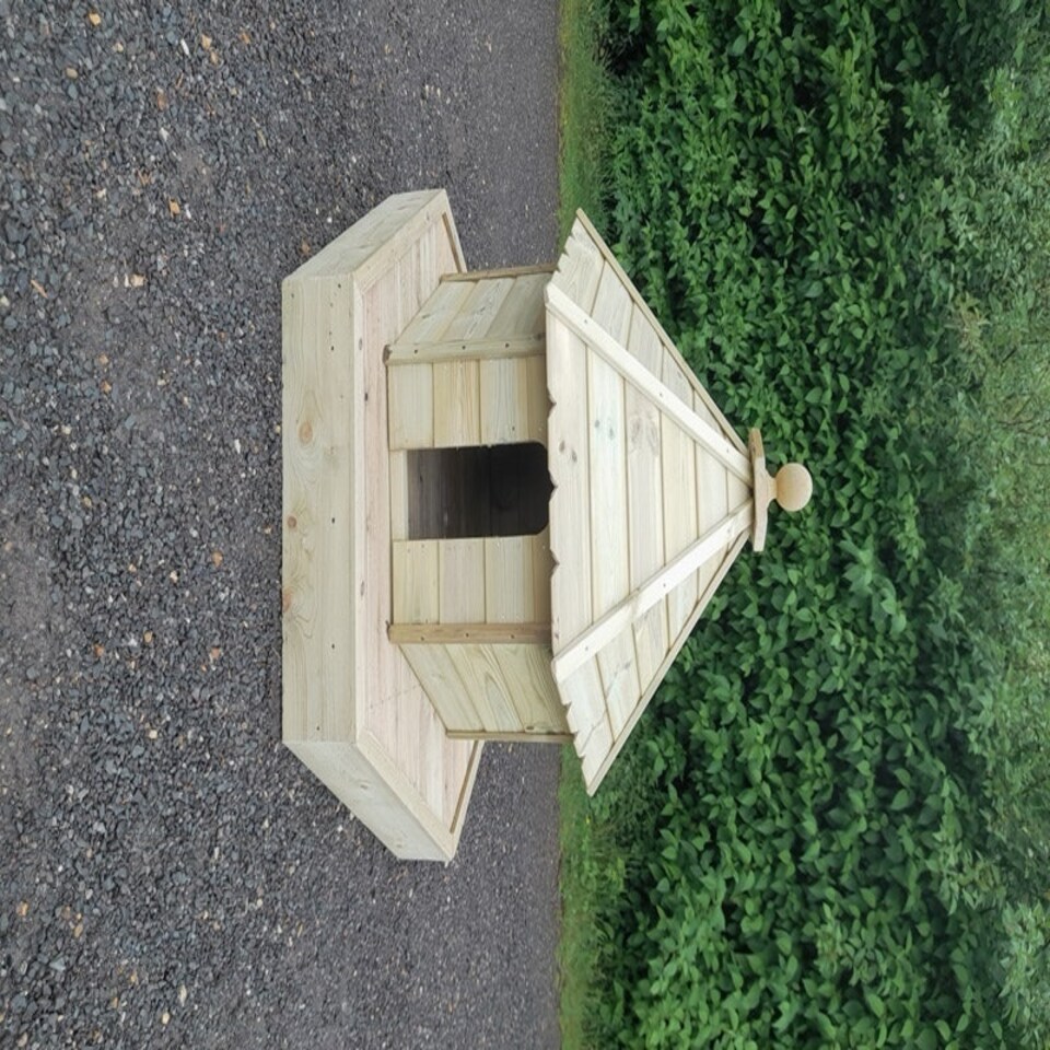 Indian Runner Hexagonal Floating Duck House, Waterfowl Nesting Box for ...