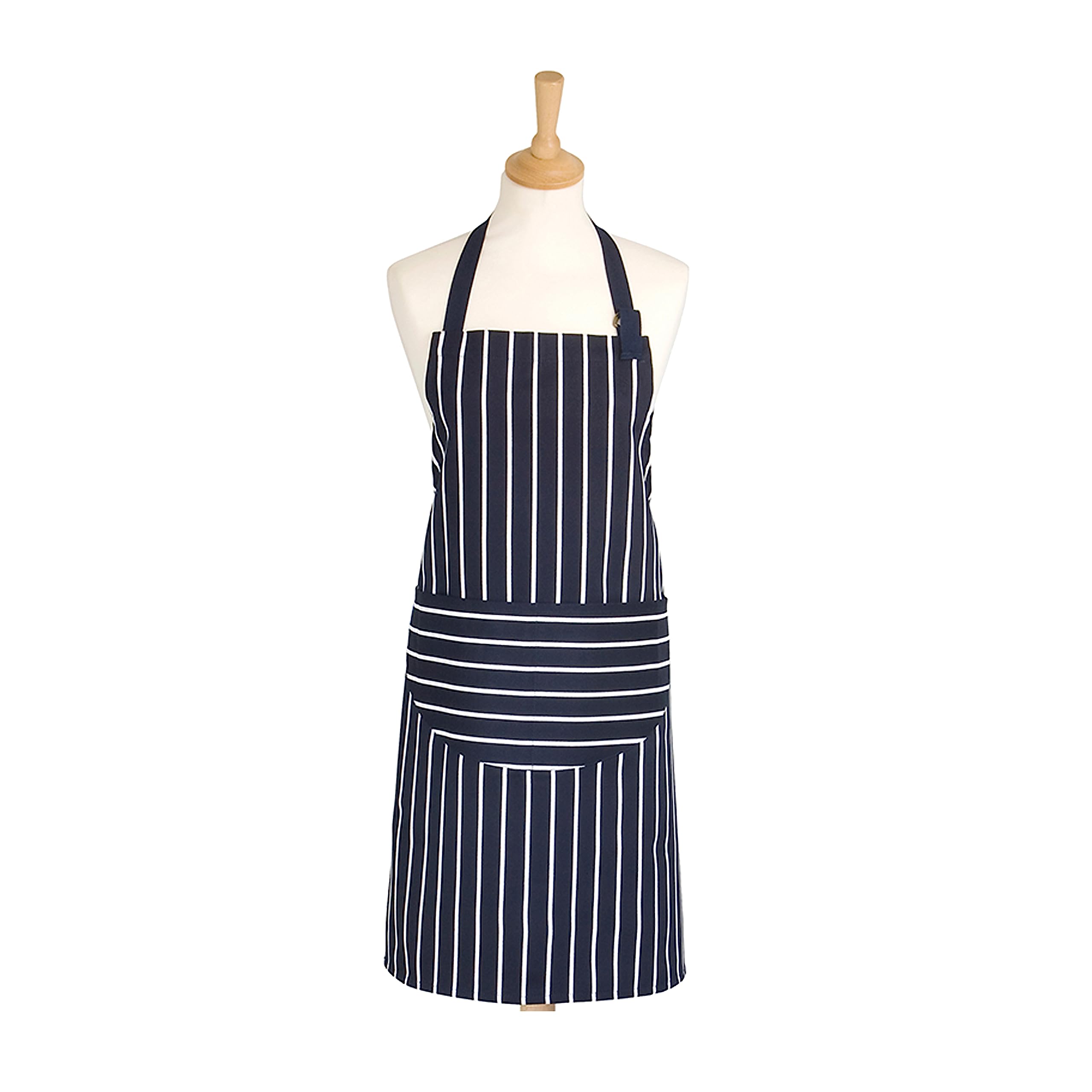 Butchers Stripe Long Adult Apron - Navy - Tesco Groceries