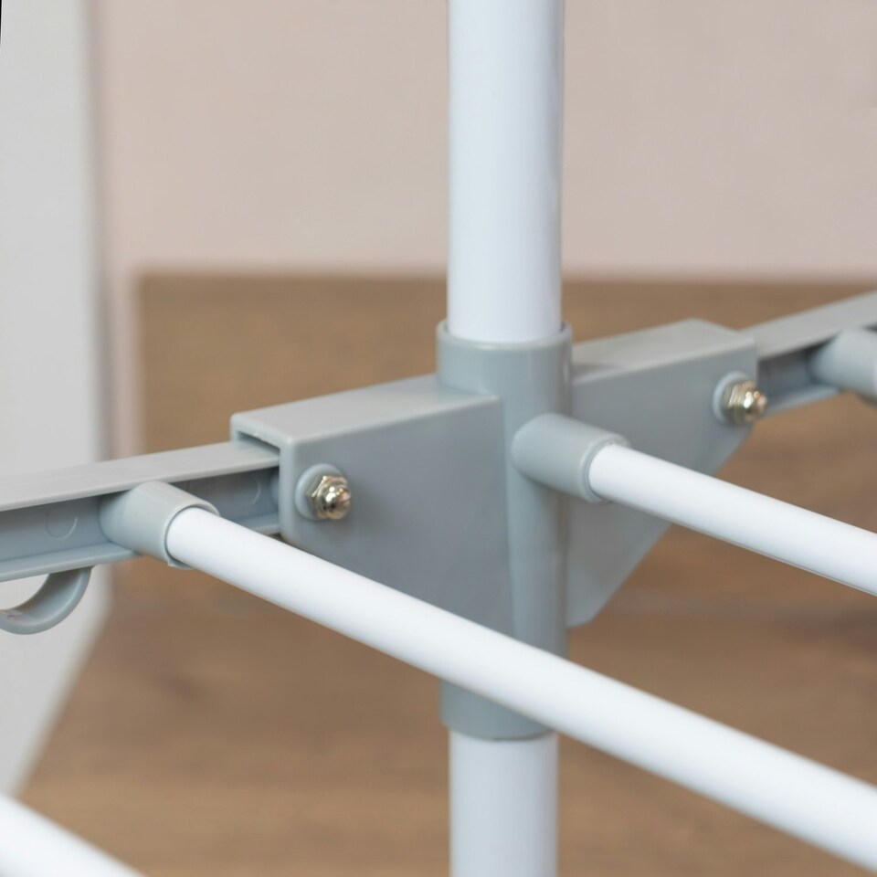 JVL 3 Tier Drying Rack, White - Tesco Groceries