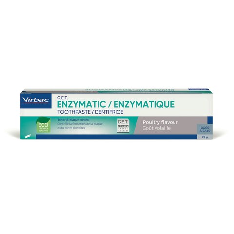 Virbac Enzymatic Toothpaste for Dogs - Poultry Flavour - 70g - Tesco ...
