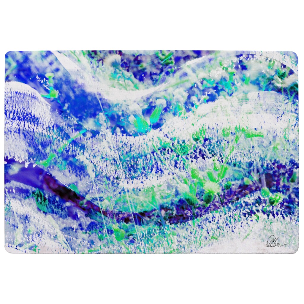 Blue Wilderness Rug | Multi - Tesco Groceries