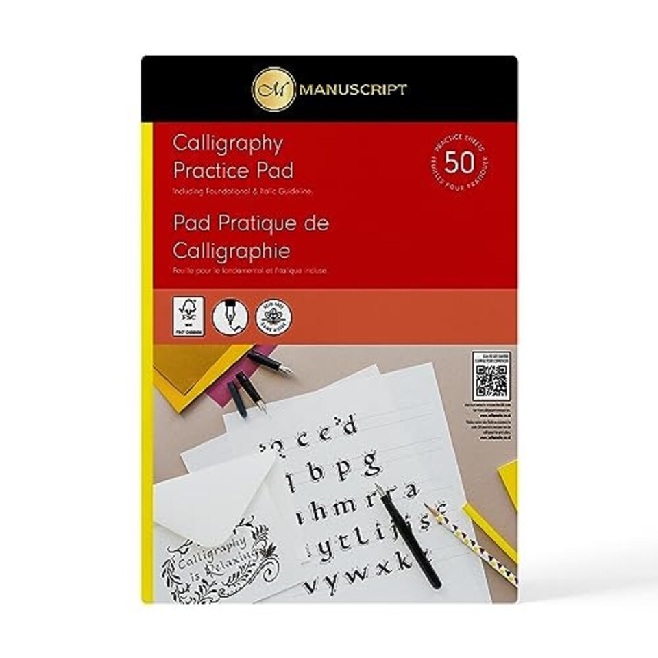 M'script Callig Practice Pad A4 - Manuscript - MC302 - Tesco Groceries