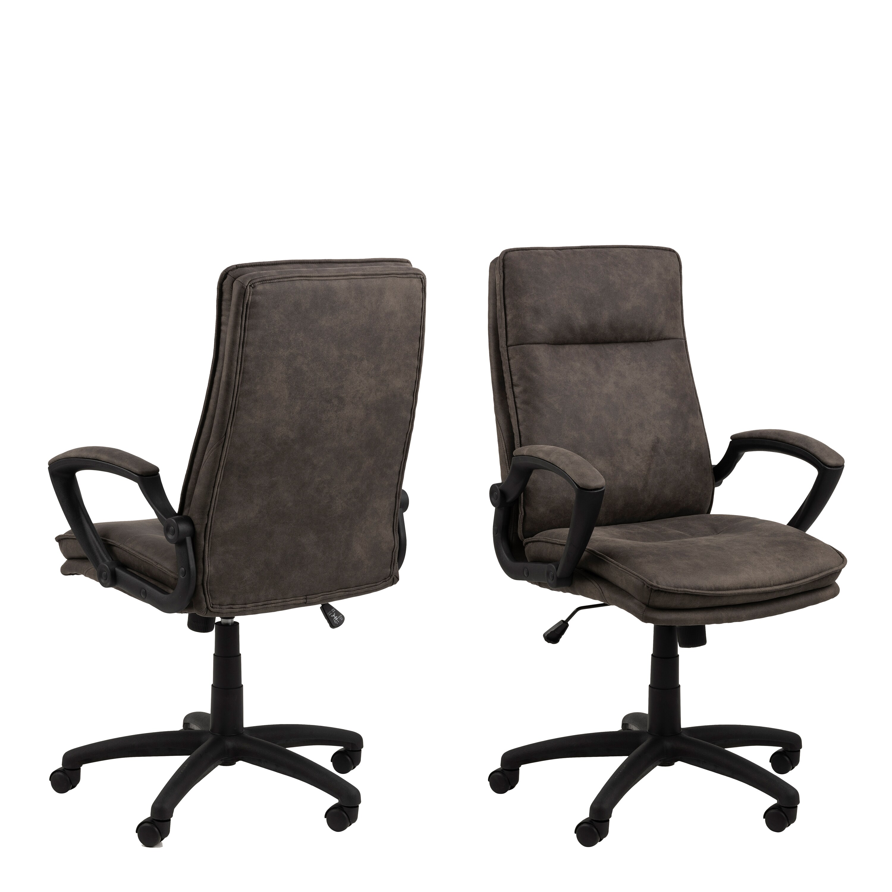 Brad Swivel Desk Chair with Armrest in Black - Tesco Groceries