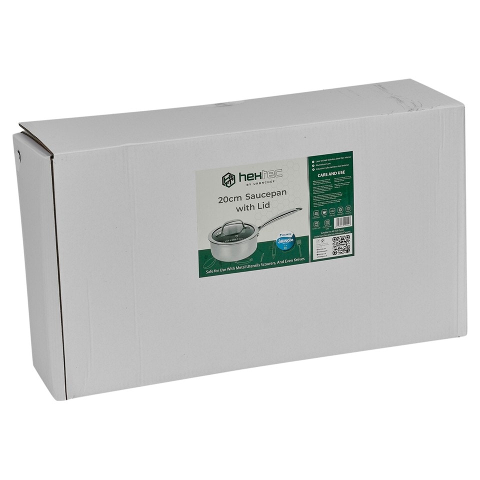 Hextec Non Stick Stainless Steel Aluminium Induction Cookware Tempered ...