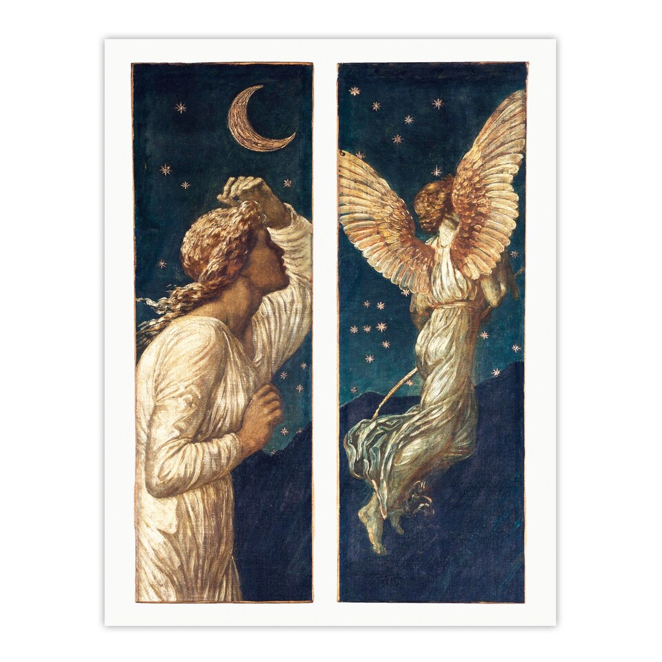 Edward Burne Jones Framed Wall Art Cupid Flying Away From Psyche Home ...