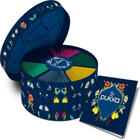 Pukka Herbs Luxury Organic Herbal Tea Gift Set, 90 Teabags, 6 Distinct ...