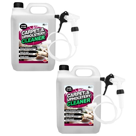 1 x 5L Carpet & Upholstery Cleaner Ideal For Homes With Animals ...