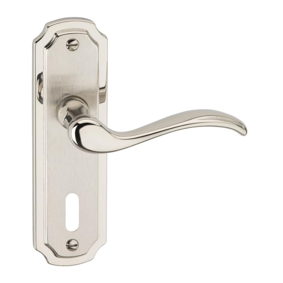 Constance Metal Lever Latch Door Handles Set Round Rose Internal ...
