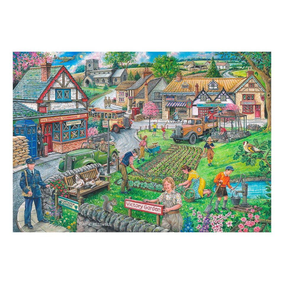 Wartime Green BIG 250 Piece Jigsaw Puzzle - Tesco Groceries